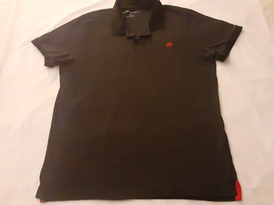 Aeropostale Mens A87 Dark Gray Solid Jersey Polo sz xl | eBay