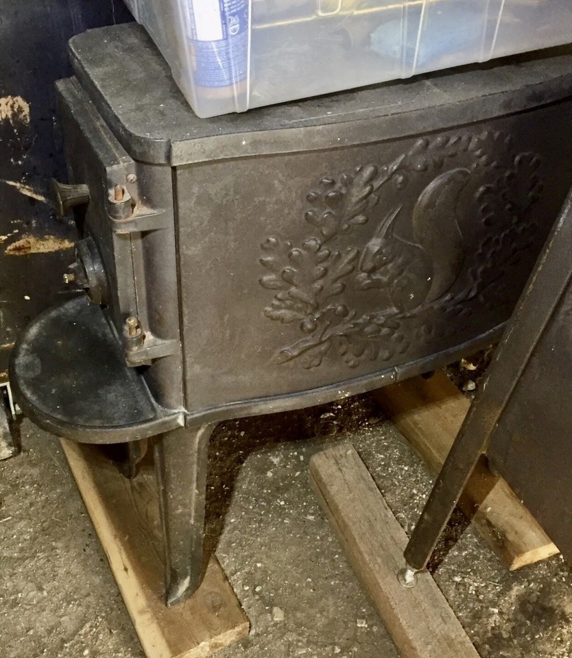 Morso 2B Wood Burning Cook & Heating Stove Denmark Made Squirrel Logo ...