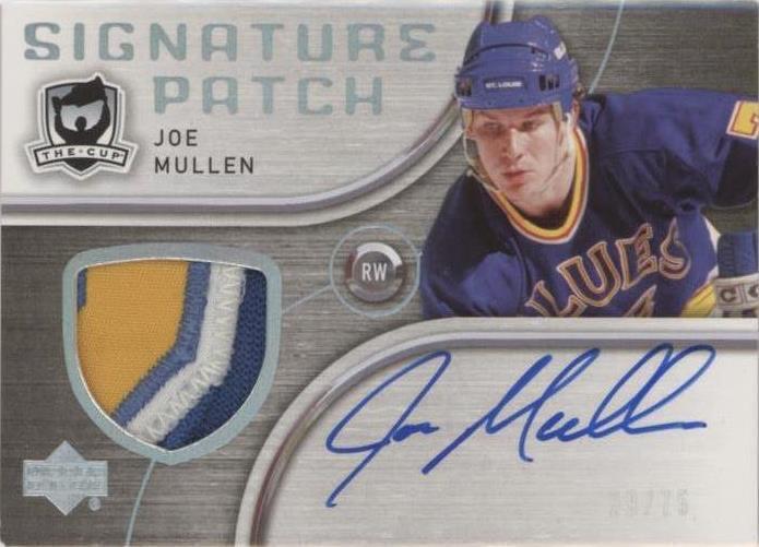 2005-06 Upper Deck The Cup - Signature Patches Joe Mullen #SP-JM /75 (AU, MEM) for sale online ...