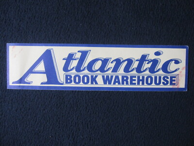 Atlantic Book Warehouse Bookmark Atlantic Books PA, NJ, MD, DE | eBay
