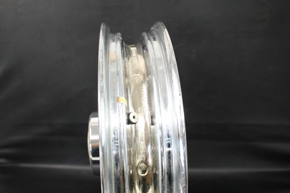 07 Harley FLHRCI FLHRC Road King Chrome Front Rear Rim Wheel 9 Spoke ...