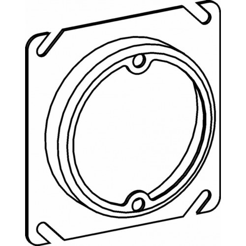 Orbit 43200 4 Inch Square 2 Inch Raised Steel Plaster Ring for sale ...