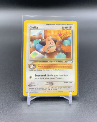Pokemon Cleffa 20/111 Rare Non Holo Neo Genesis Pokemon Card | eBay