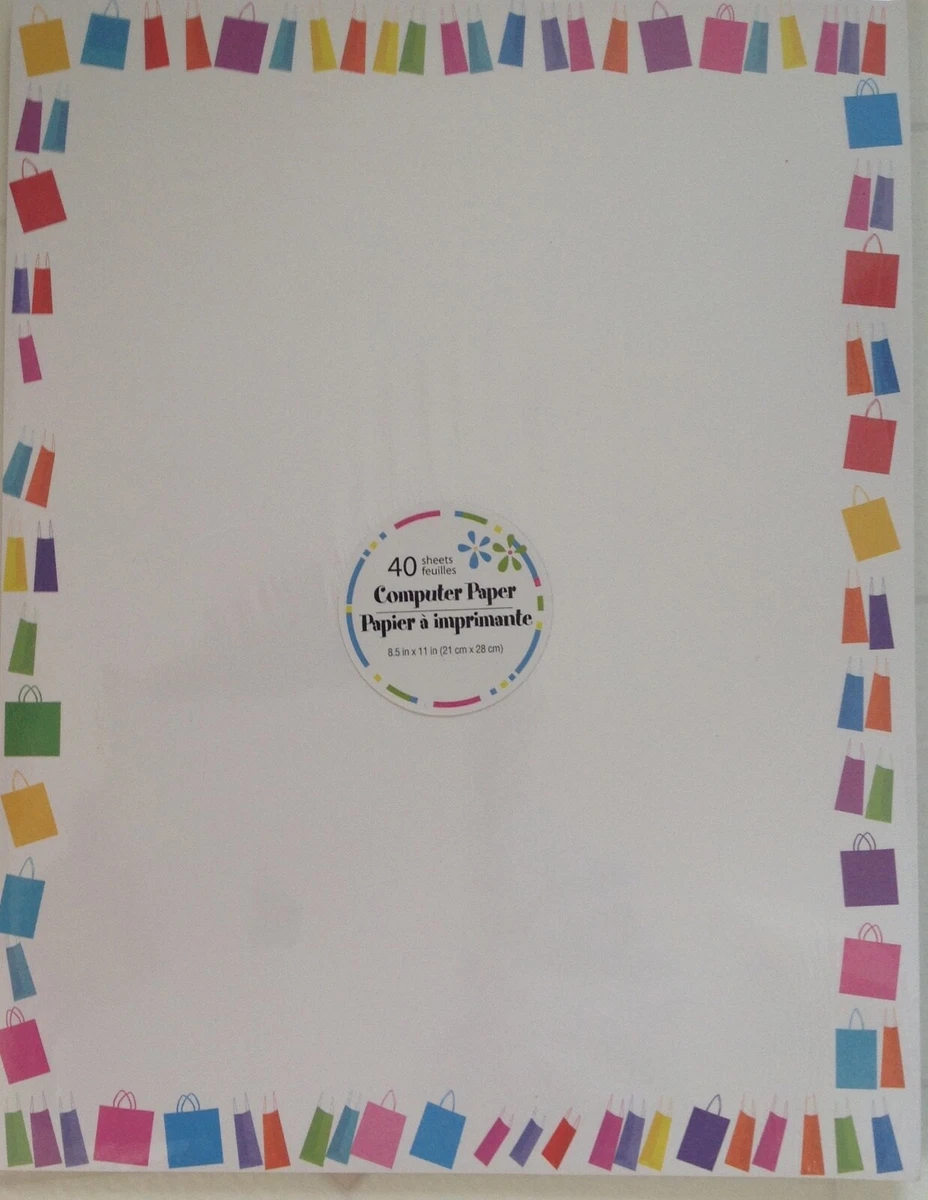 Decorative Border Computer Paper