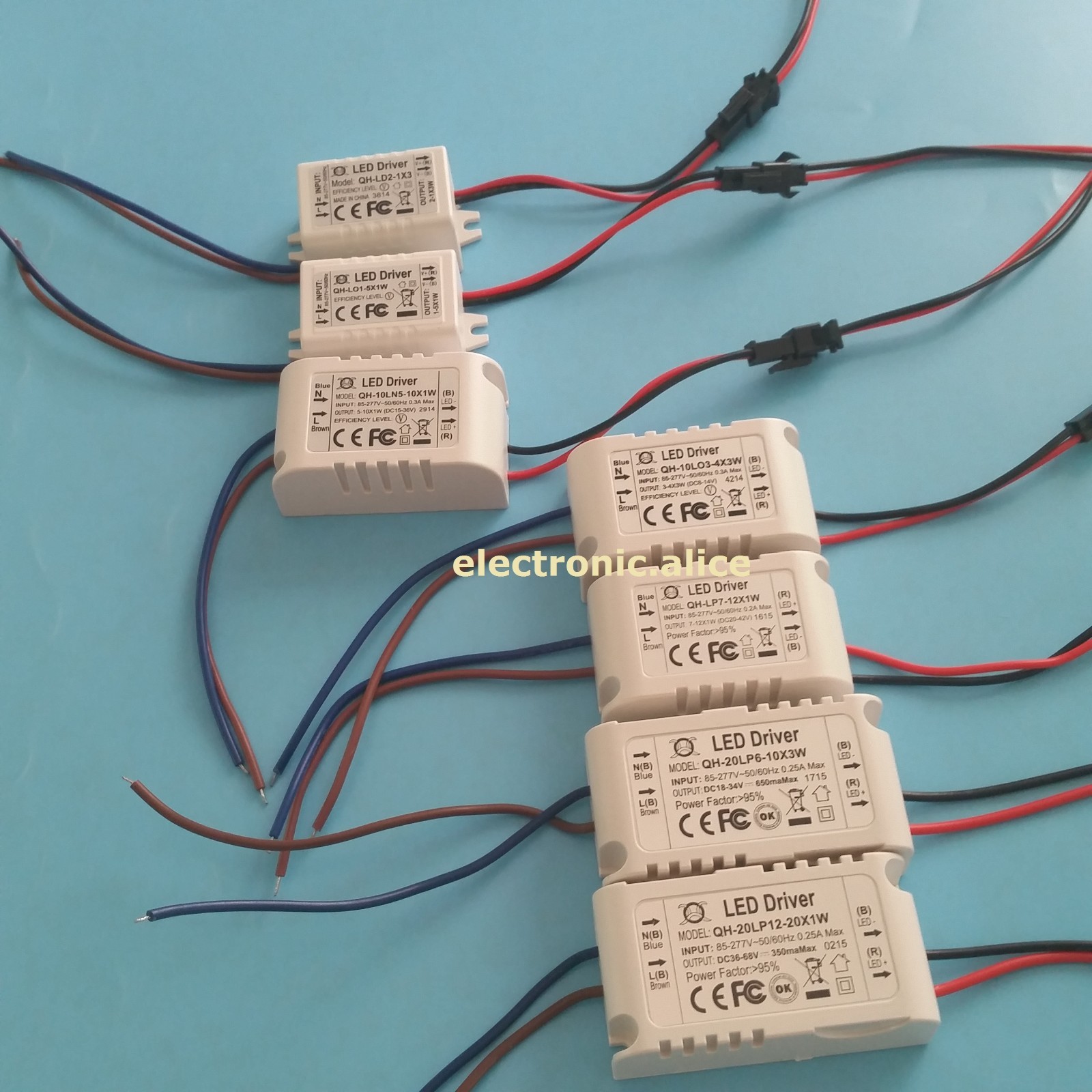 85-265V 300mA-600mA LED Driver Convertor Transformer Ceiling Light ...