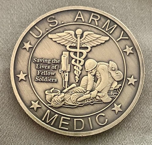 United States Army Combat Medical Specialist Challenge Coin USA 🇺🇸 DOC ...