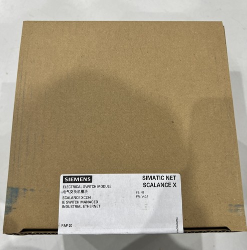 Siemens 6GK5224-0BA00-2AC2 IE Managed Switch Module Scalance XC224 ...