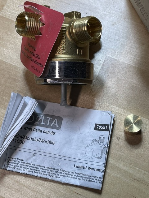 Delta R11000 Tub/Shower Diverter Rough-In Kit for sale online | eBay