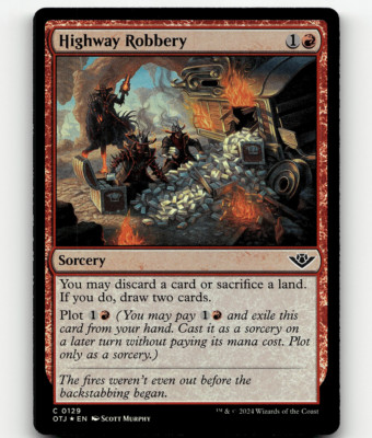 FOIL - MTG Highway Robbery 129 - Outlaws of Thunder Junction | eBay