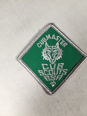 1960's Cub Scout Pack Cubmaster gauze bk BSA Rank Patch | eBay