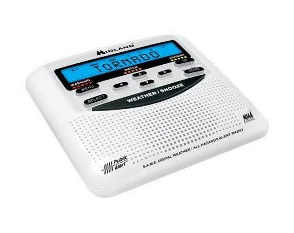 WR120 NOAA Weather Alert Radio features S.A.M.E. EZ localized ...