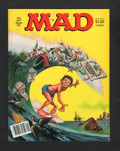 September 1983 Mad Magazine #241 – Surfing #A1272 | eBay