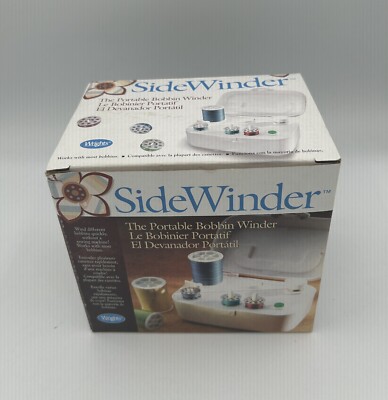 Wrights Compact Sidewinder Portable Bobbin Winder Machine Sewing NIB ...