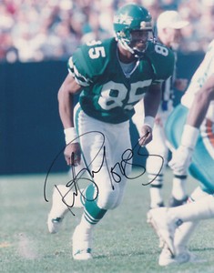 Rob Moore #2 8x10 Signed Photo w/ COA New York Jets | eBay