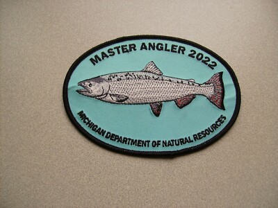 2022 MICHIGAN MASTER ANGLER DNR FISHING ,HUNTING PATCH - DEER - BEAR ...