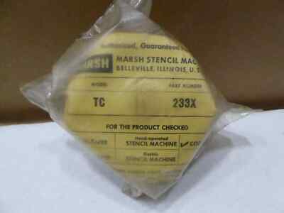 Marsh Stencil Coder TC-233X For Dial-Taper Stencil Machine | eBay