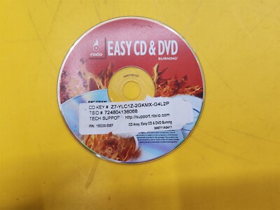 ⭐️⭐️⭐️⭐️⭐️ PC Software CD Disc Roxio Easy CD and DVD Burning | eBay