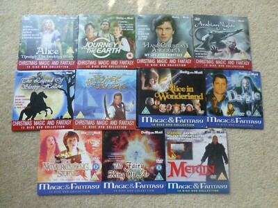 MAGIC & FANTASY DVDS SET OF 11 PROMO FILM DVDS FULL LENGTH FILMS | eBay UK