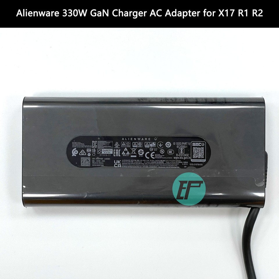 DELL Alienware 330W GaN Charger AC Adapter Slim for X17 R1 R2 ...