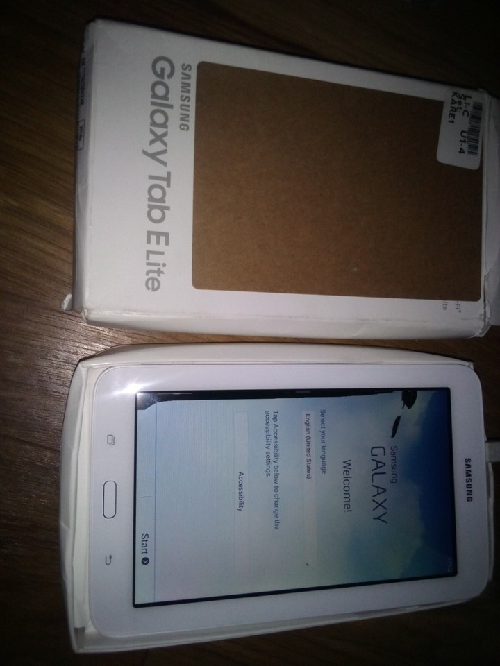 Samsung Galaxy Tab E lite 8GB SM-T113 working has screen issues see ...