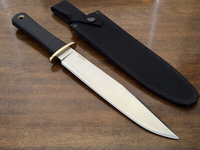VTG Cold Steel Trail Master Fixed Blade Bowie Knife Carbon V Blade Made ...
