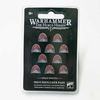 Warhammer The Horus Heresy Space Wolves MKVI Shoulder Pads, Mini ...