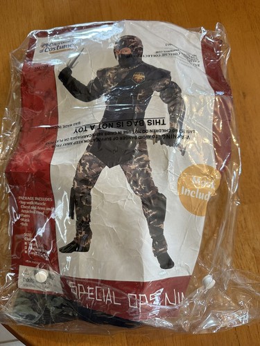 SPECIAL OPS NINJA CHILD HALLOWEEN COSTUME MEDIUM Without The Mask | eBay