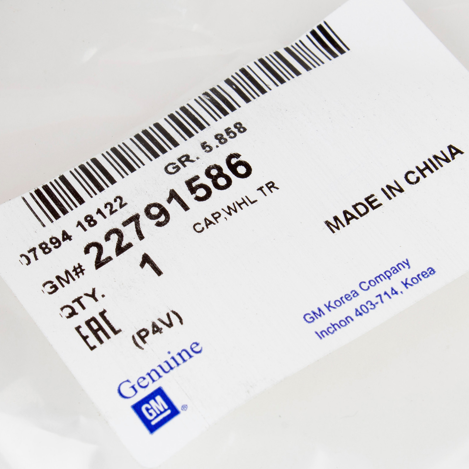 4PC Genuine GM Chevrolet Gloss Black Wheel Center Cap 22791586 | Glossy ...