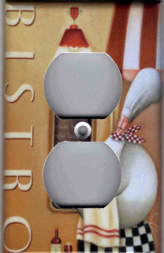BISTRO FAT CHEF KITCHEN HOME DECOR LIGHT SWITCH PLATES AND OUTLETS | eBay