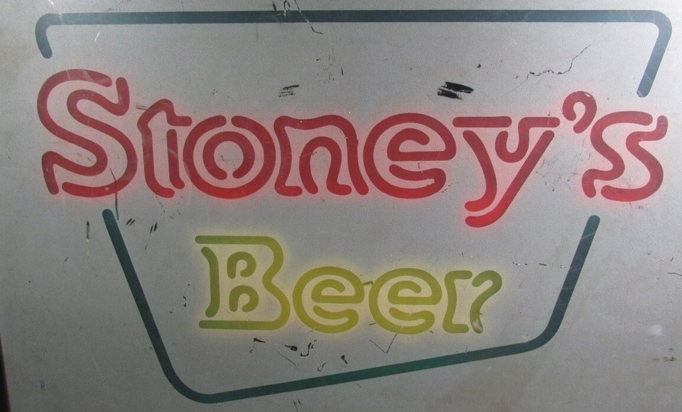 WORKING 1950's STONEY'S BEER Smithton, PA. Electric Not NEON Lighted ...