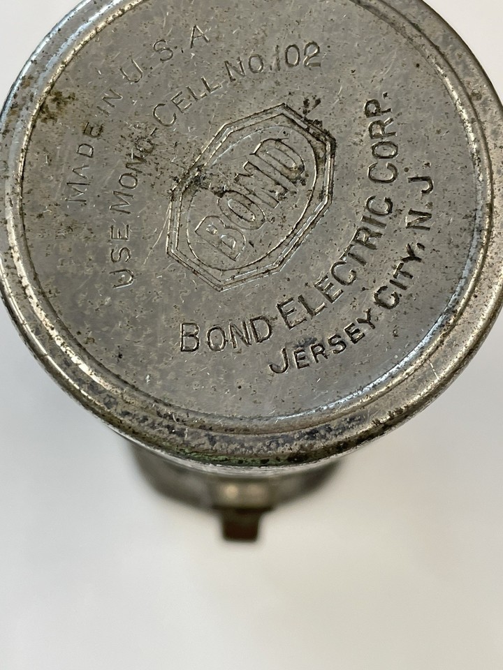 VINTAGE 102 BOND FLASHLIGHT TOOL ~ BOND ELECTRIC CORP MADE in U.S.A. | eBay