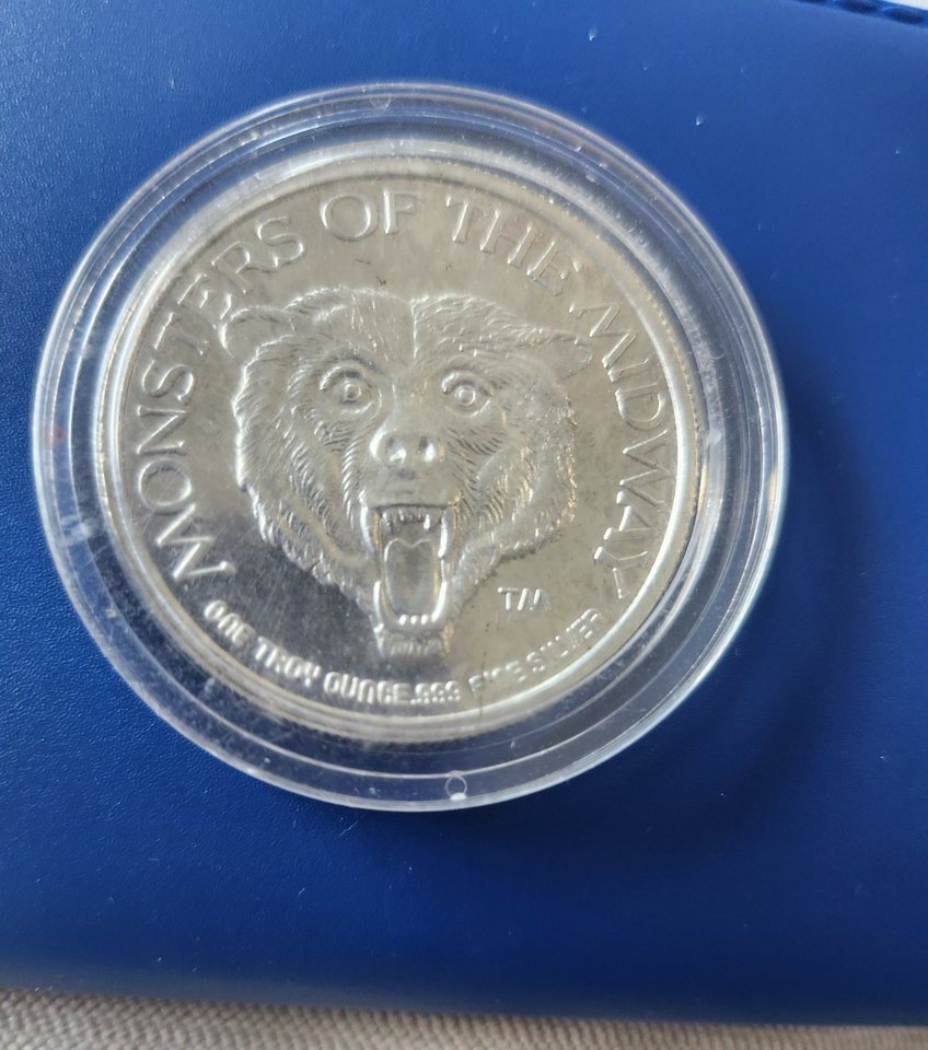 1986 Bears, Monsters of the Midway, Super Bowl XX Champion .999 Silver ...