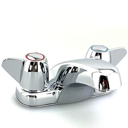 Moen CFG CA40210 Cornerstone 4" Centerset Bathroom Faucet w/ Drain ...