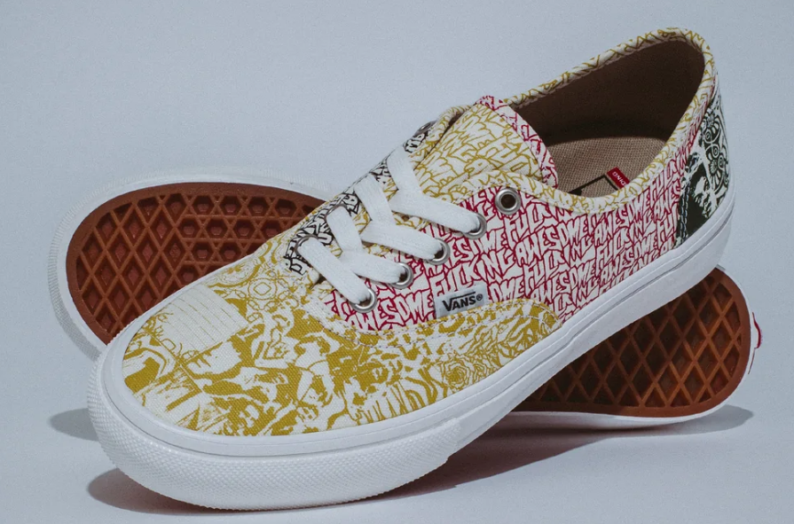 FA Collage Vans Skate Authentics Shoes F******g Awesome Collab | eBay