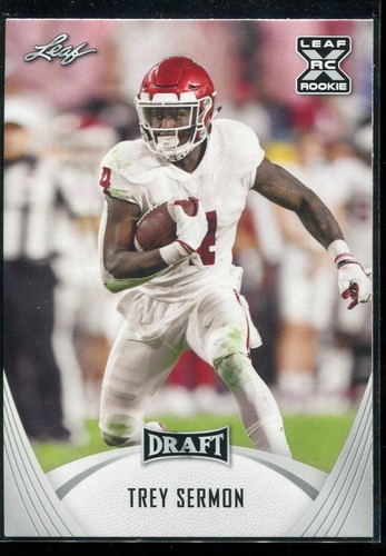 2021 Leaf Draft Trey Sermon #15 Philadelphia Eagles Rookie | eBay
