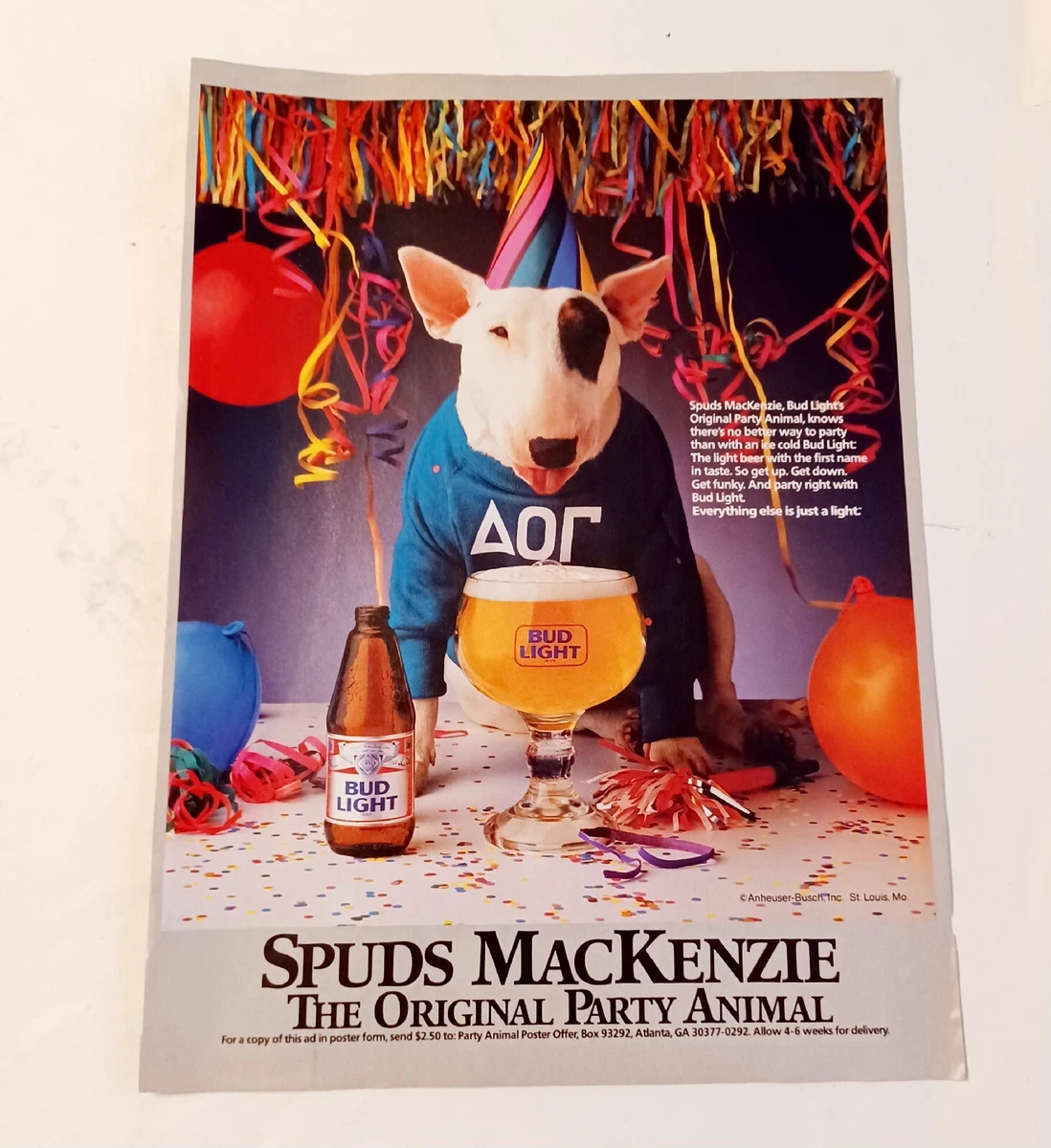 Spuds Mackenzie Ad