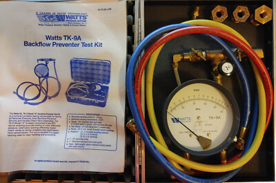 Watts TK-9A Backflow Preventer Test Kit | eBay