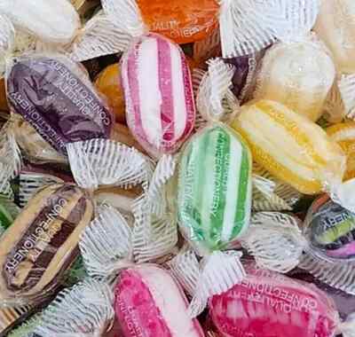 WINTER MIXTURE Sweets Boiled Wrapped Sweets Retro Pick Mixtures 200g ...
