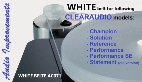 CLEARAUDIO Champion, Solution, Reference, WHITE Belt by Audio ...