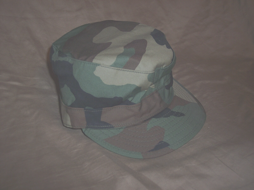 Genuine Military Bdu Cap 6 3/8 Woodland Camo Hat With Ear Flaps Winter ...