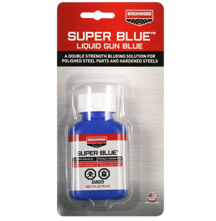Birchwood Casey SUPER BLUE Liquid Gun Blue FOR BLUEING POLISHED ...