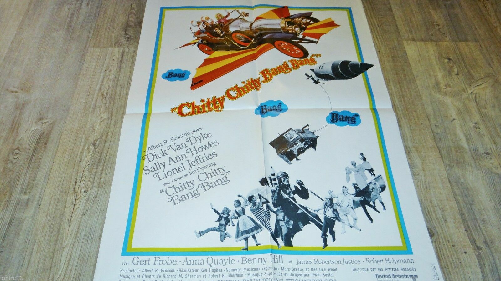 CHITTY CHITTY BANG BANG ! jeu 12 photos cinema lobby cards + affiche ...