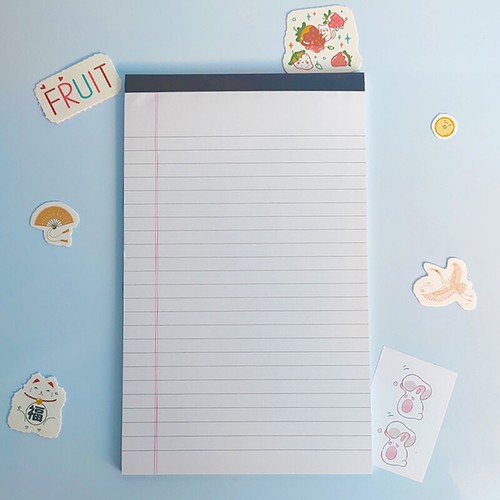 Tearable Legal Pad Tear-off Page Writing Sheet Paper Lined Paper ...
