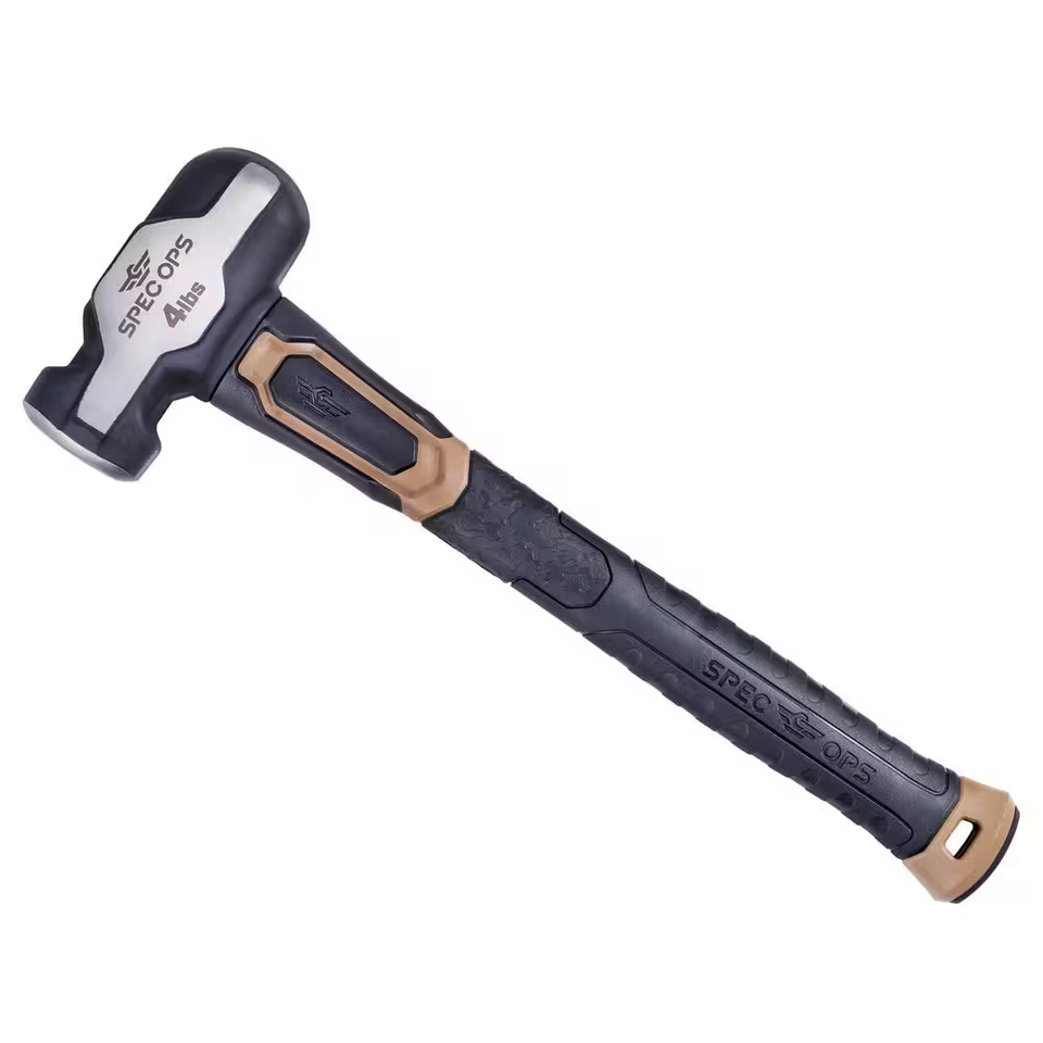 Engineering Hammer, 4 Lbs. Sledge Hammer W/ Removable Soft Mallet Cap ...