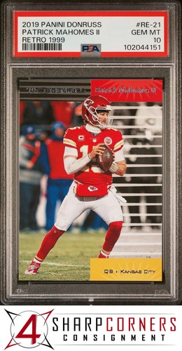 2019 PANINI DONRUSS RETRO 1999 #RE-21 PATRICK MAHOMES II PSA 10 ...
