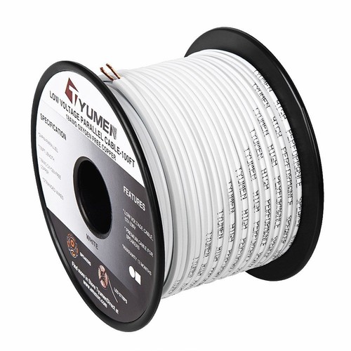 18 Gauge OFC 2 Conductor Parallel Stranded Wire - 18 AWG Gauge Speaker ...