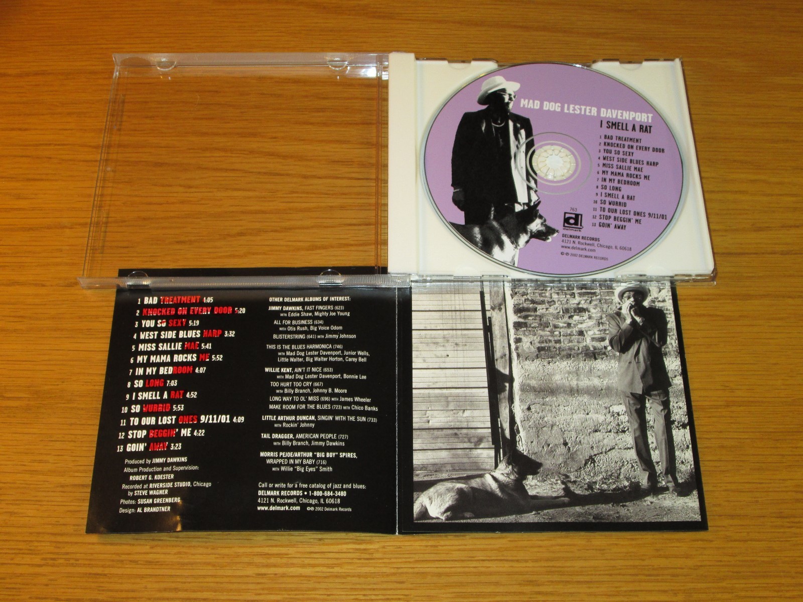 "I Smell a Rat" Lester Davenport (CD, Oct-2002, Delmark) USED CHICAGO ...