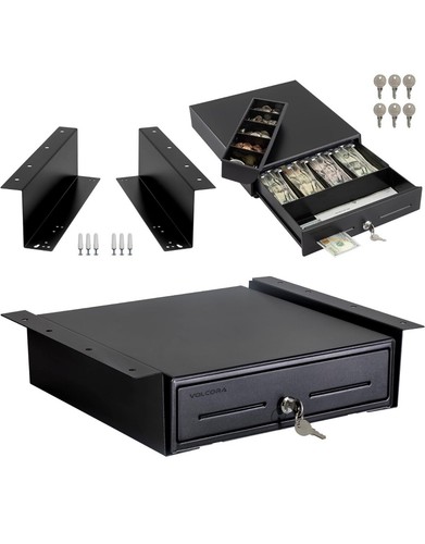 13" SQUARE REGISTER APP CERTIFIED Cash Drawer "NEW" Electric Open ...