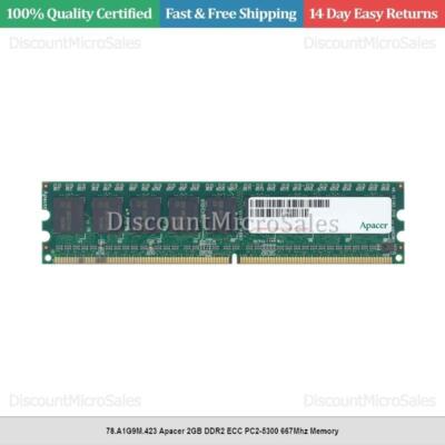 78.A1G9M.423 Apacer 2GB DDR2 ECC PC2-5300 667Mhz Memory | eBay