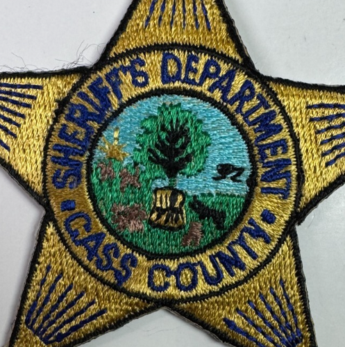 3" Cass County Sheriff North Dakota ND Patch T4 | eBay